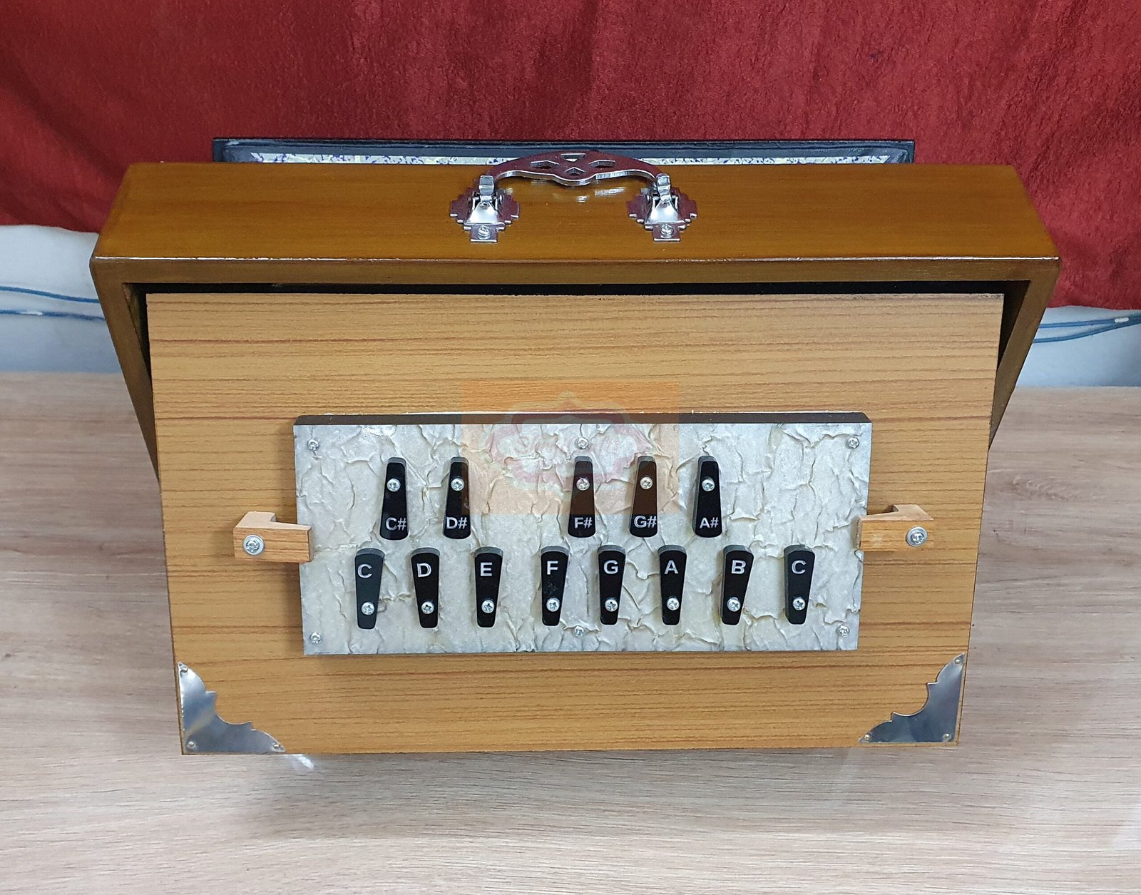 Handmade Indian Shruti Box C3-C4 Tuned 440Hz/432Hz 15x10x3” Wood & Ply ...